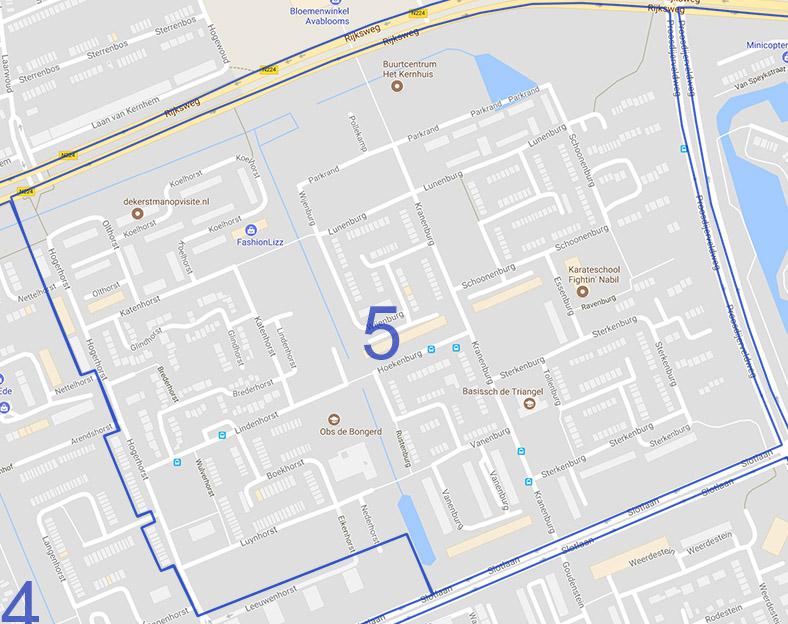 Geografische wijkindeling Ede Noord | Ontmoetingskerk EDE